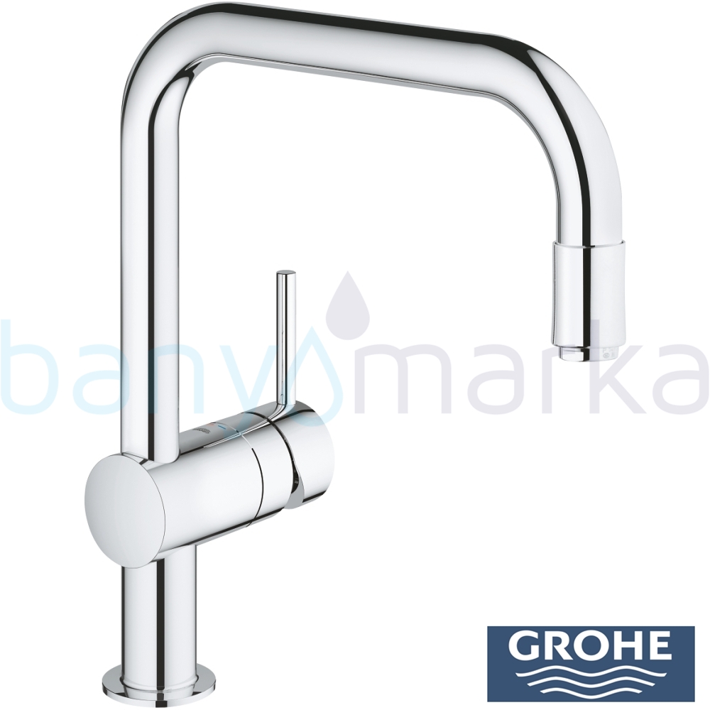 Grohe Minta Spiralli Eviye Bataryası, Döner Borulu