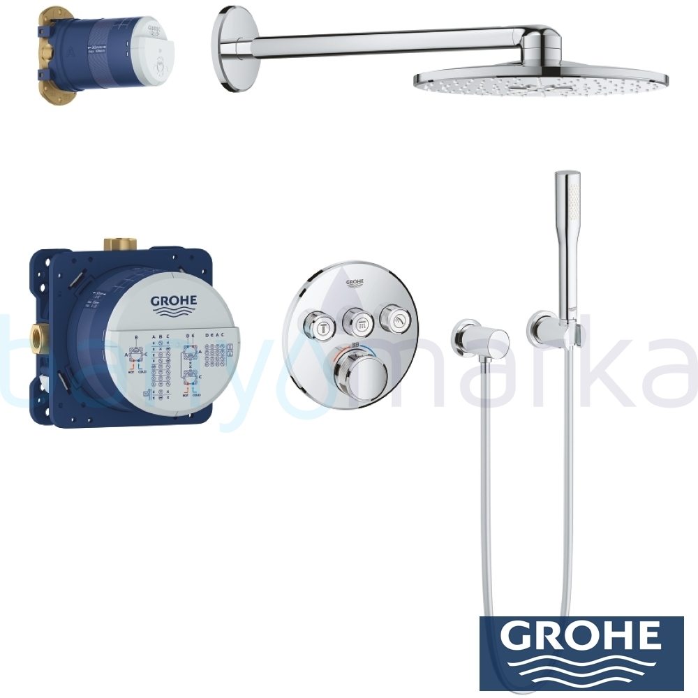 Grohe Grohtherm Kampanyalı Batarya Seti 34705000