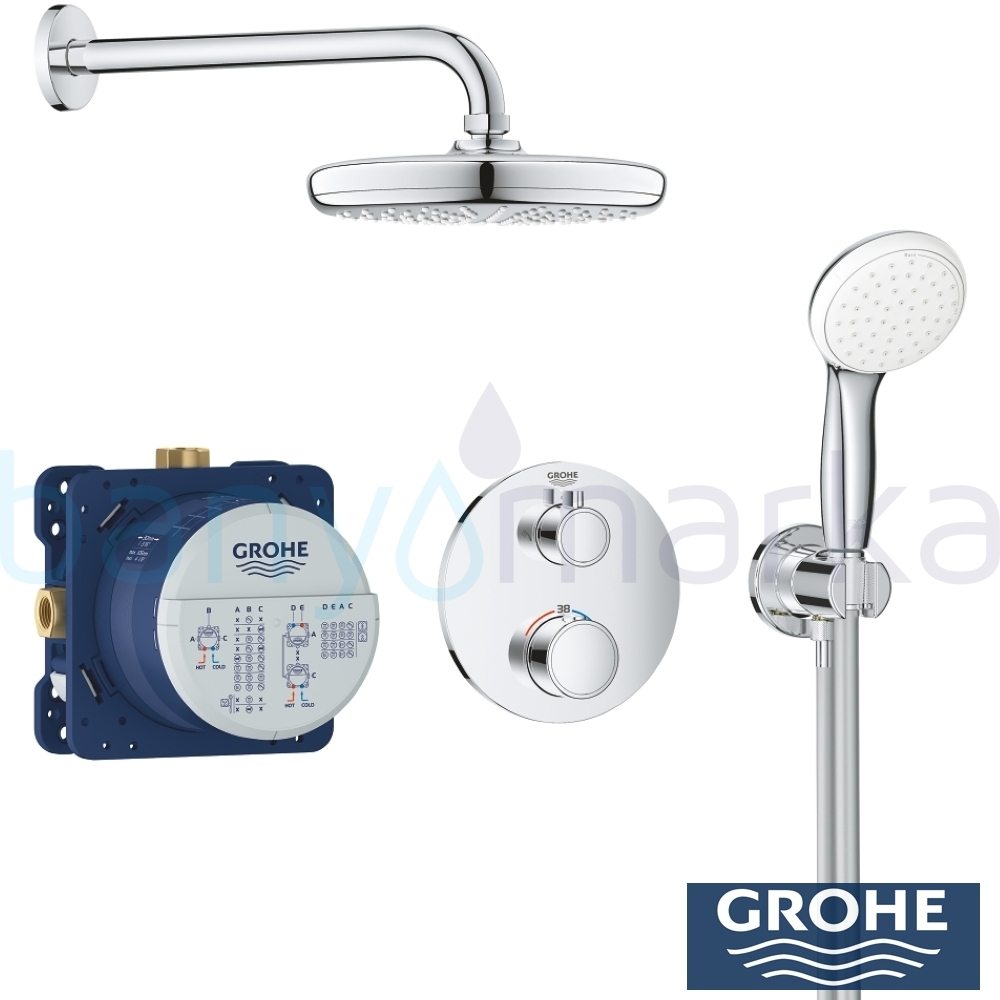 Grohe Grohtherm Kampanyalı Batarya Seti 34727000
