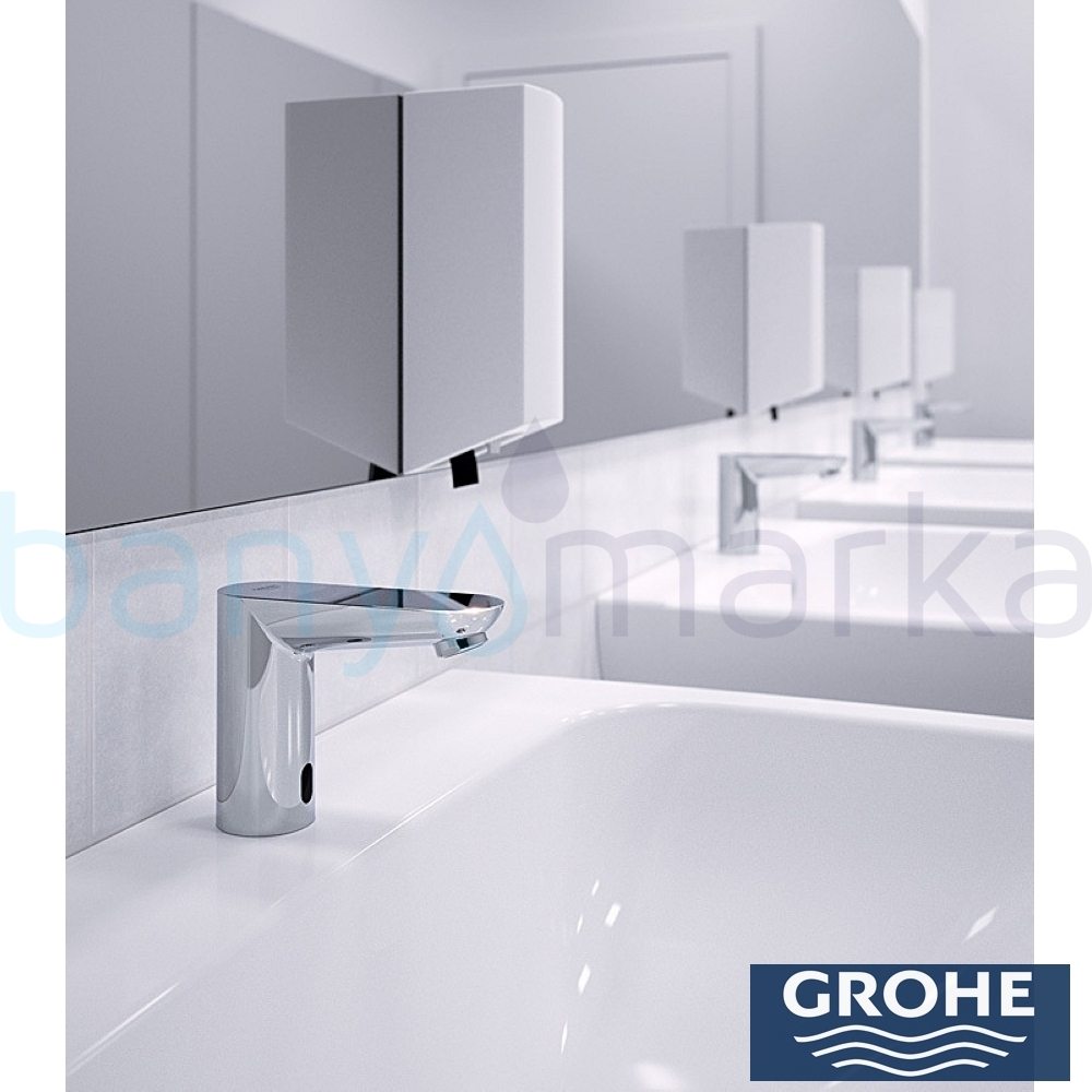 Grohe Euroeco Fotoselli/Elektronik Lavabo Bataryası