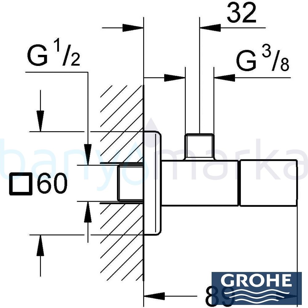 Grohe Eurocube Ara Musluk - 22012000