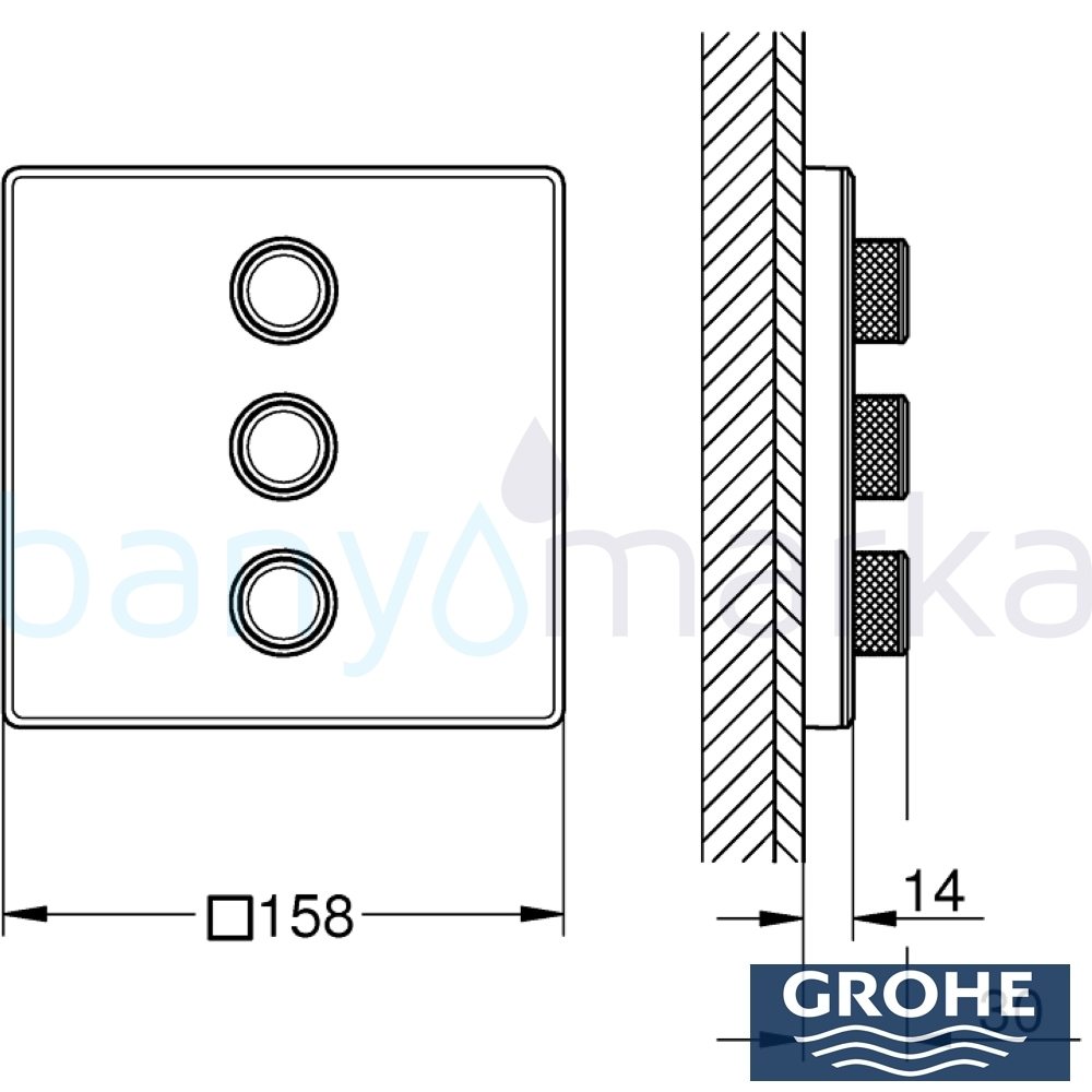Grohe Grohtherm SmartControl Yönlendirici