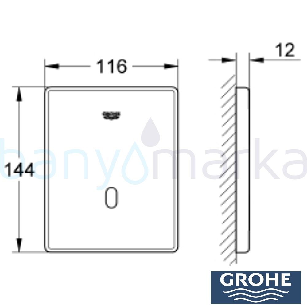 Grohe Tectron Skate Fotoselli Pisuvar Yıkama Sistemi 37321001