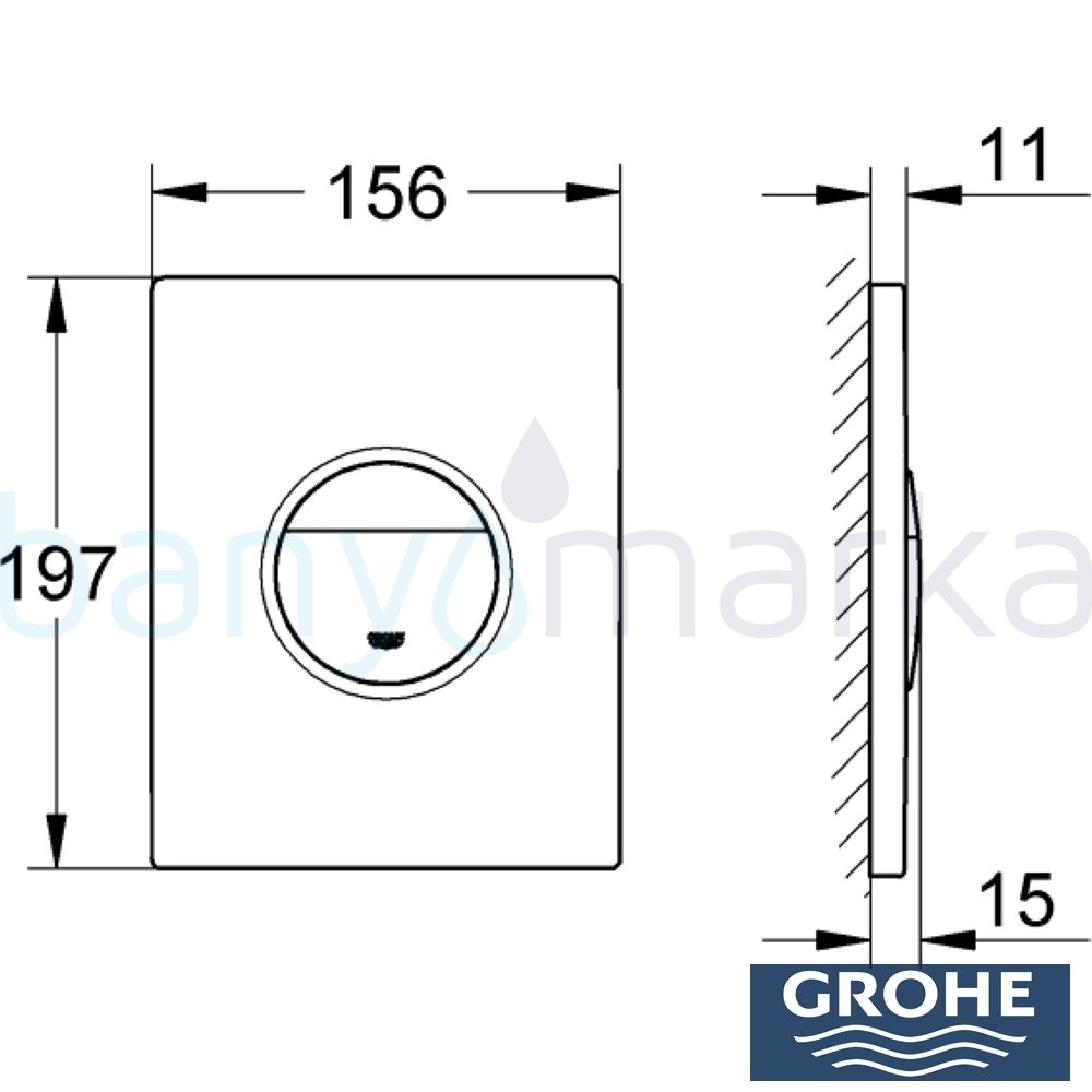Grohe Nova Cosmopolitan Çift Kademeli Kumanda Paneli