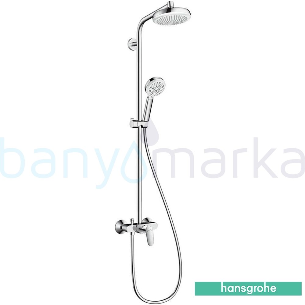Hansgrohe Crometta Banyo Bataryalı Duş Kolonu