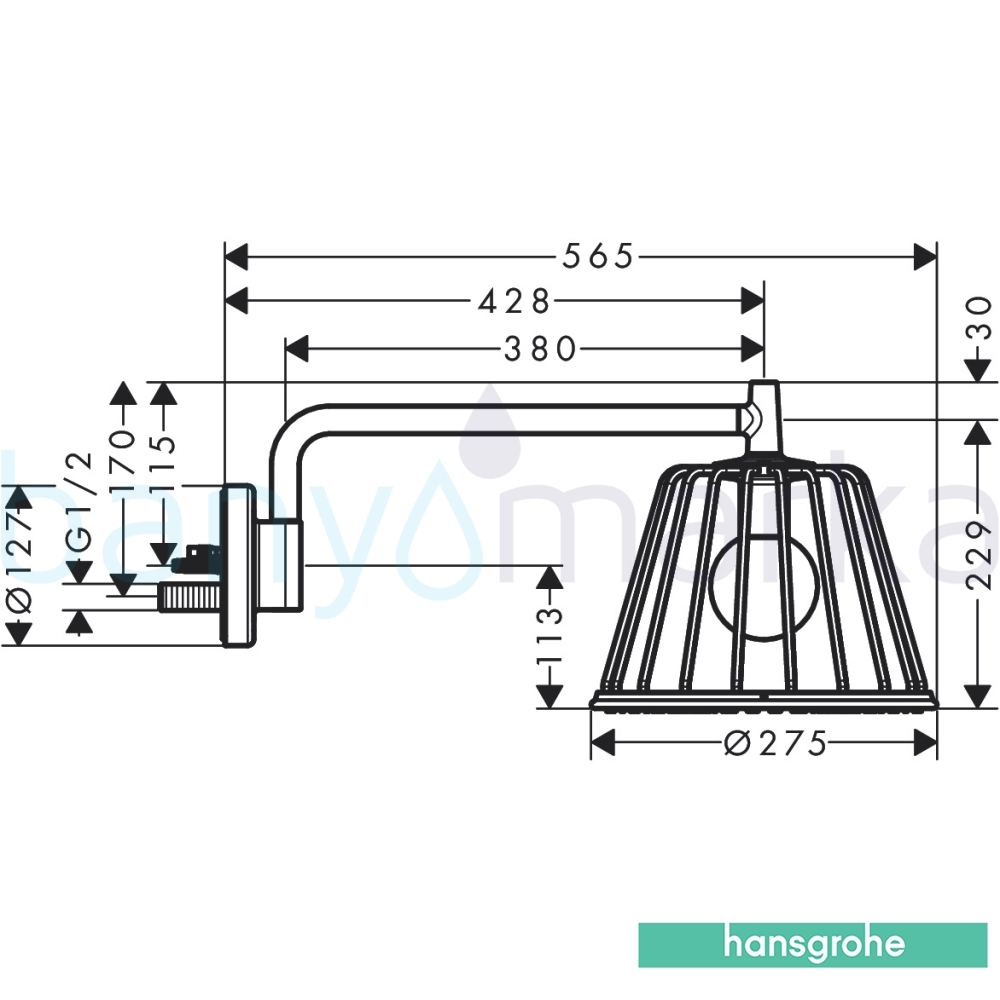 Hansgrohe Axor Duş Başlığı