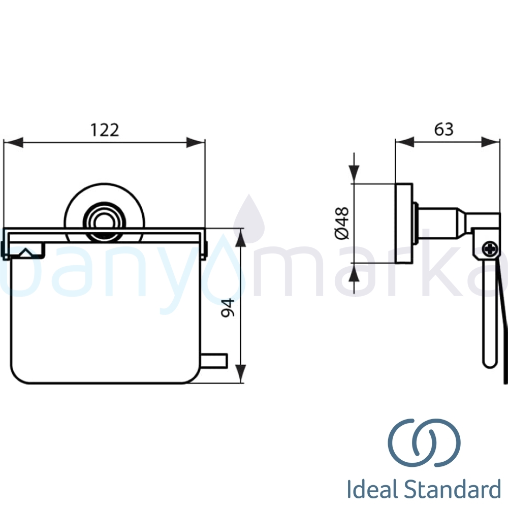 Ideal Standard IOM Tuvalet Kağıtlığı