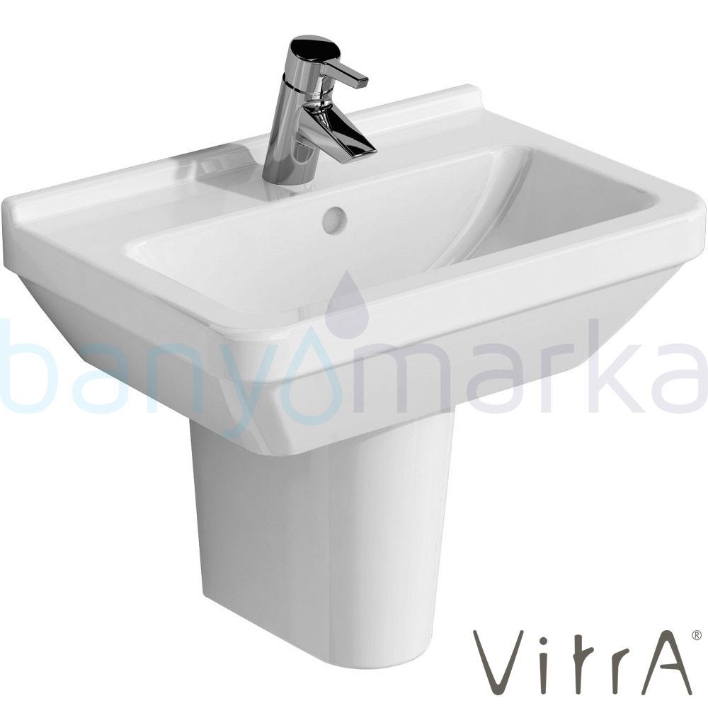 Vitra S50 Kompakt Lavabo, 55 cm - 5341L003-0001