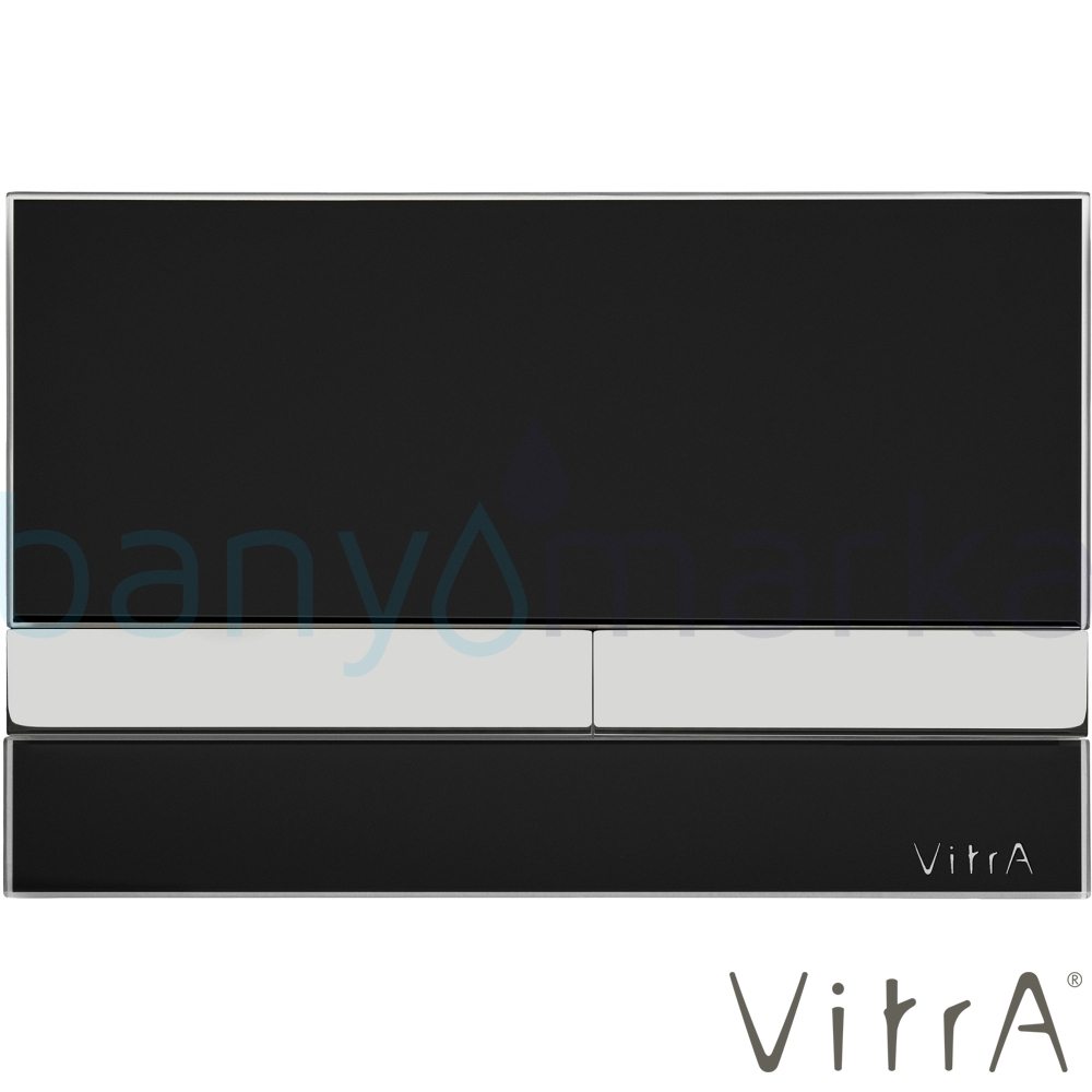 Vitra Select Kumanda Paneli, Mat Siyah, Cam