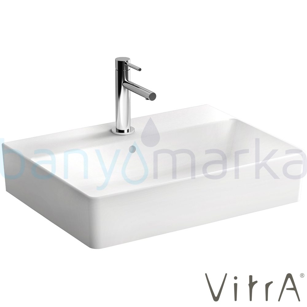 Vitra Nuo Dikdörtgen Çanak Lavabo, 60 cm