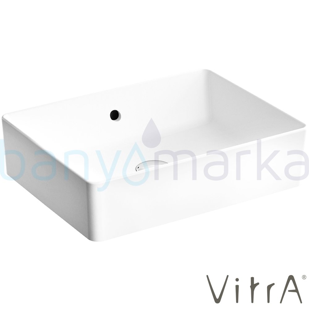 Vitra Nuo Dikdörtgen Çanak Lavabo, 50 cm 7436B003-0012