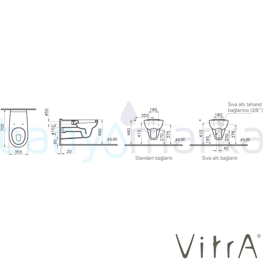 Vitra Conforma Asma Klozet 5811L003-0850