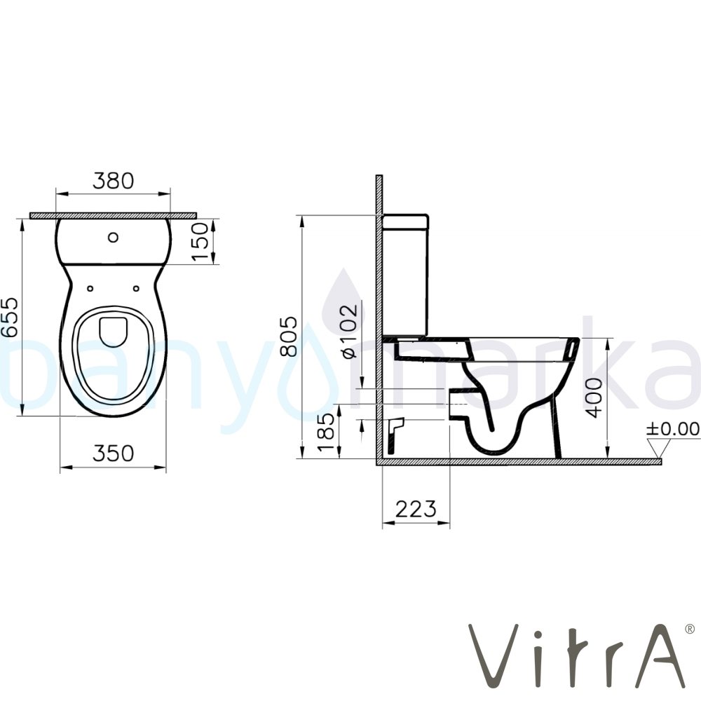 Vitra Arkitekt Rezervuar 5932L003-0108