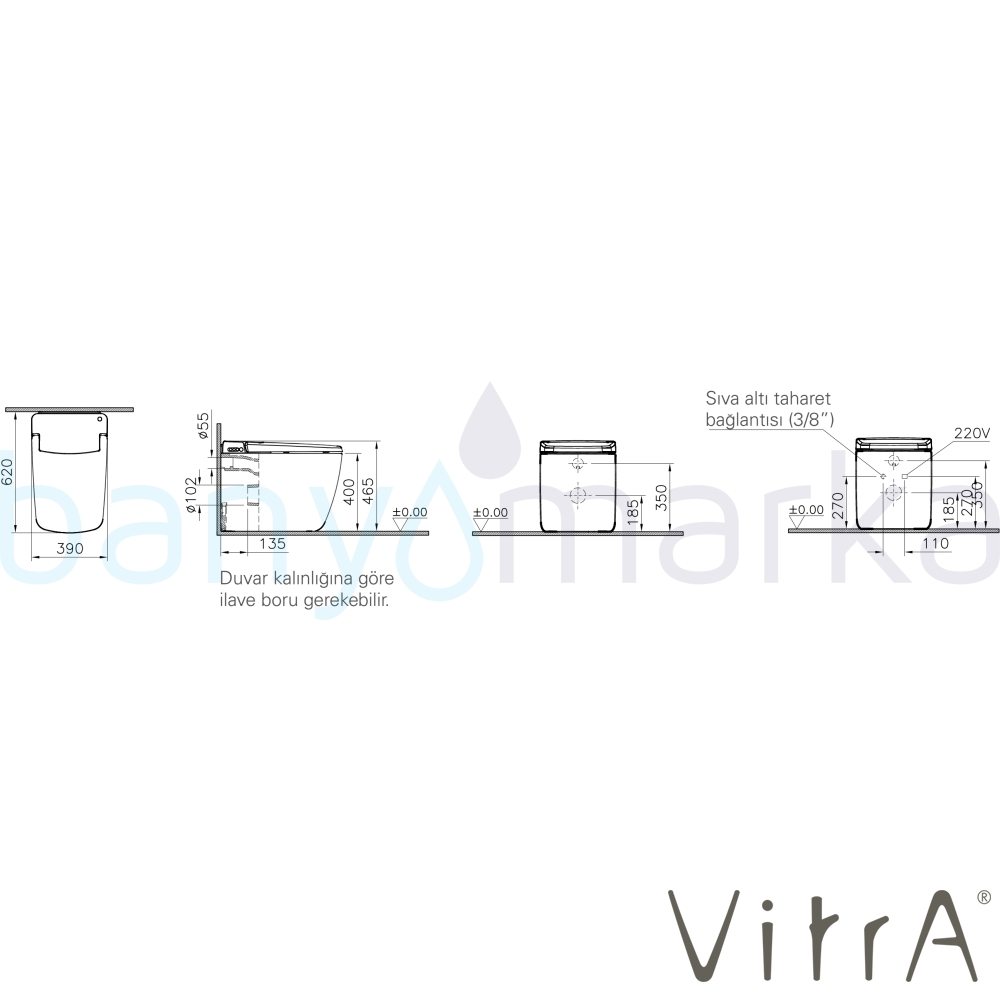 Vitra Voyage Akıllı Klozet