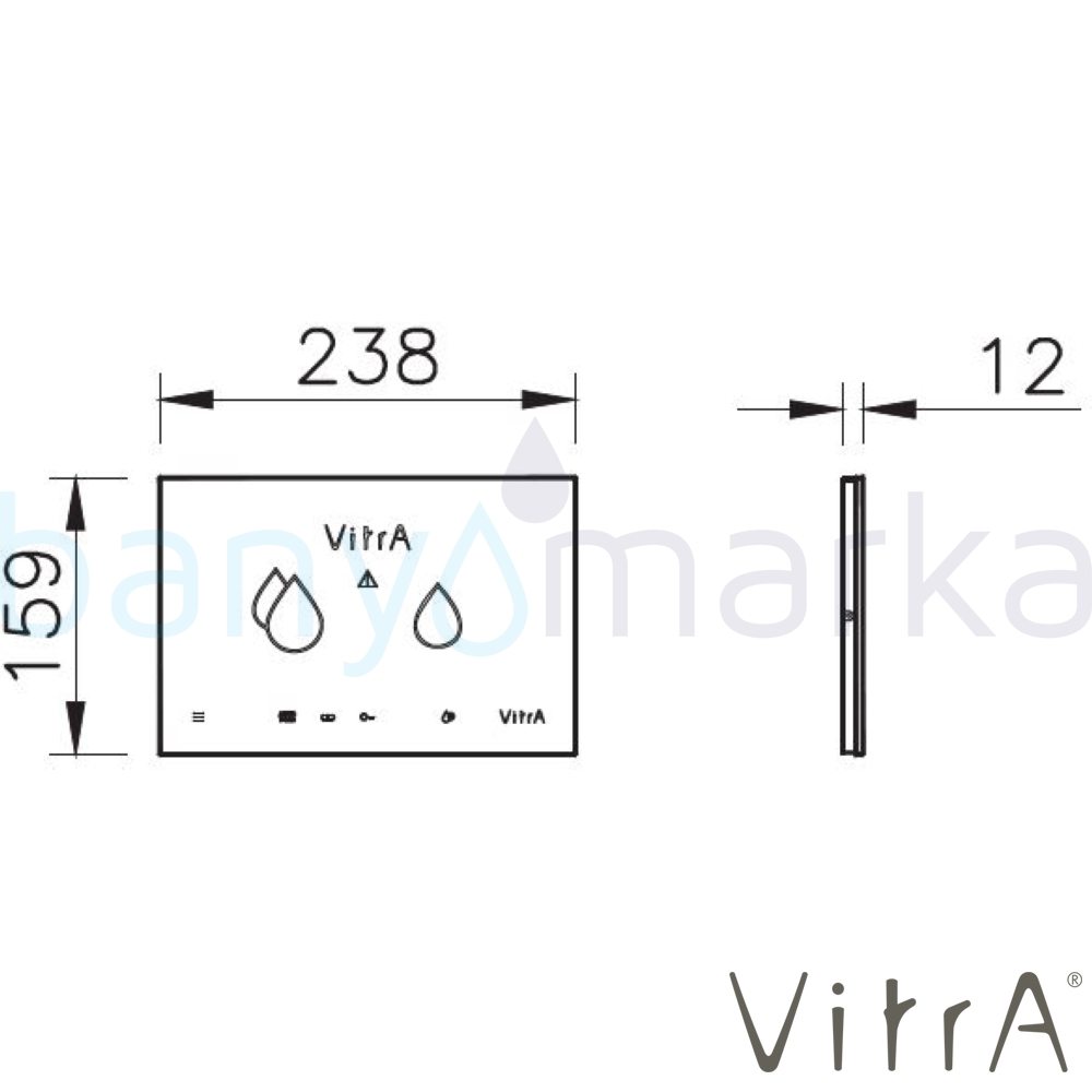 Vitra Smart Fotoselli Kumanda Paneli 742-1501