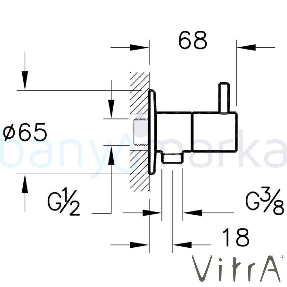 Vitra Origin Ara Musluk, Bakır - A4521426