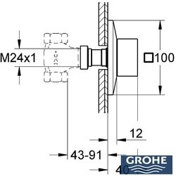 Grohe Allure Ankastre Stop Valf