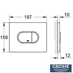 Grohe Arena Cosmopolitan Kumanda Paneli - 38858000