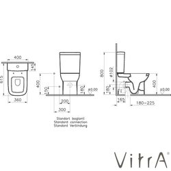 Vitra S20 Duvara Tam Dayalı Klozet 5512L003-0092